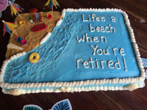 88+ Retirement Cake Ideas & Sayings We Love - BingingJoy